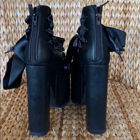 YRU | Shoes | Nib Yru Black Ballet Bae Platform Shoes M | Poshmark